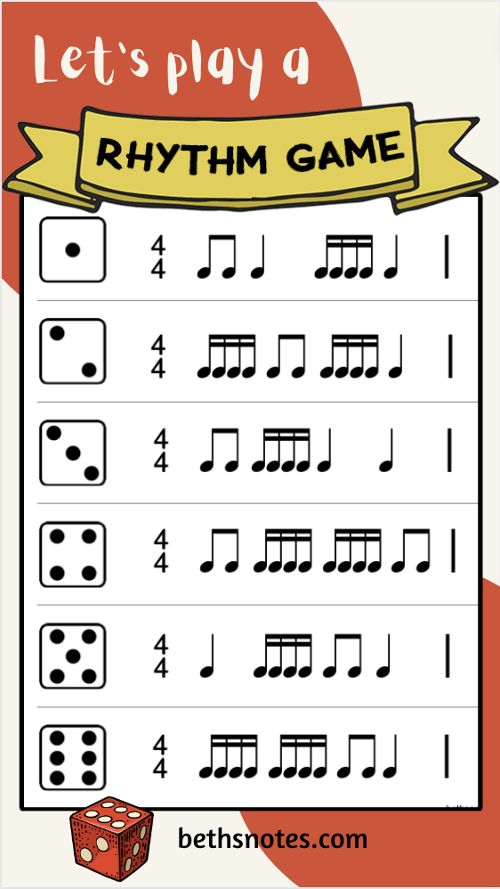 Let's Play a Rhythm Game - Beth's Notes Songs + Resources