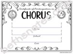 Chorus Certificates Beth's Notes Songs + Resources