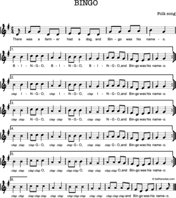 BINGO - Beth's Notes