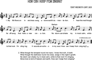 How Can I Keep From Singing Beth's Notes Songs & Resources