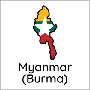 Myanmar Burma box - Beth's Notes Songs + Resources
