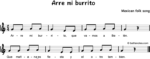 Arre mi burrito Beth's Notes Songs & Resources