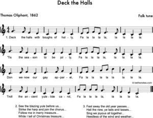 Deck the Halls Beth's Notes Songs + Resources