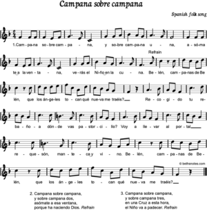 Campana sobre campana - Beth's Notes