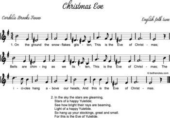 Christmas Eve - Beth's Notes