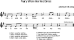 Mary Wore Her Red Dress Beth's Notes Songs + Resources