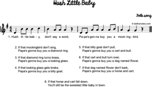 Hush Little Baby Beth's Notes Songs & Resources