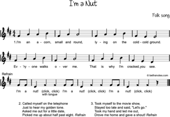 I'm a Nut - Beth's Notes