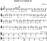 Sumer Is I-Cumen In Beth's Notes Songs + Resources