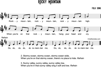 Rocky Mountain - Beth's Notes