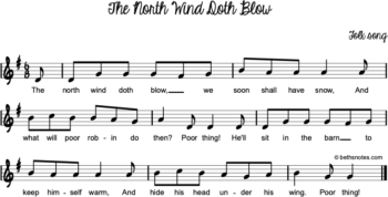 North Wind Doth Blow - Beth's Notes