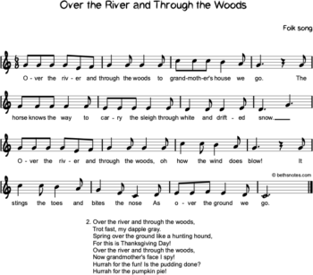Over the River and Through the Woods - Beth's Notes