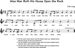 Wise Man Built His House - Beth's Notes