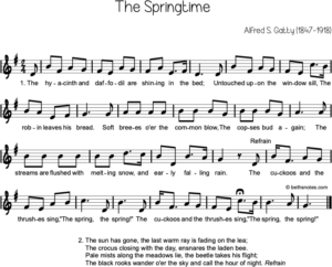 The Springtime Beth's Notes Songs + Resources