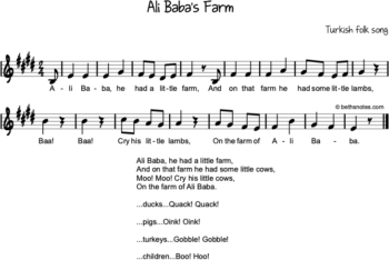 Ali Baba's Farm (Ali Babanın çiftliği) - Beth's Notes