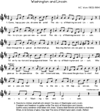 Washington and Lincoln Beth's Notes Songs + Resources