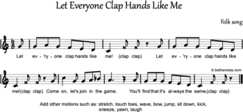 Let Everyone Clap Hands Like Me - Beth's Notes