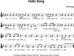 Hello Song Beth's Notes Songs + Resources