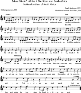 Nkosi Sikelel' iAfrika Beth's Notes Songs + Resources