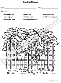 Rhythm: Drawing & Coloring Notes - Beth's Notes