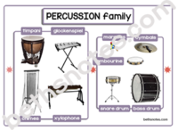 Percussion Family Beth's Notes Songs + Resources