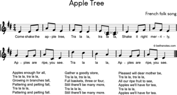 Apple Tree - Beth's Notes