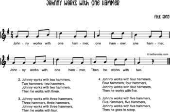 Johnny Works with One Hammer - Beth's Notes
