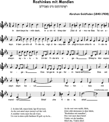 Rozhinkes mit Mandlen - Beth's Notes