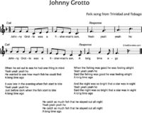 Johnny Grotto Beth's Notes Songs + Resources