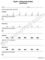 Songs with Half Notes / Minims Beth's Notes Songs + Resources