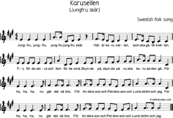 Karusellen Jungfru Skär Beth S Notes