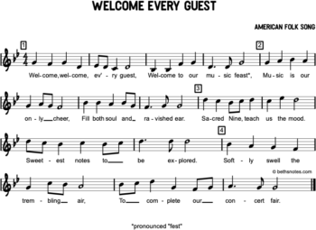 Welcome Every Guest - Beth's Notes