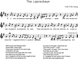 The Leprechaun Beth's Notes Songs + Resources