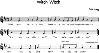 Witch Witch - Beth's Notes