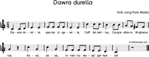 Dawra durella Beth's Notes Songs + Resources