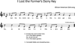 I Lost the Farmer's Dairy Key Beth's Notes Songs + Resources