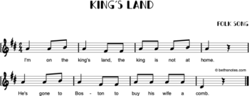 King's Land - Beth's Notes