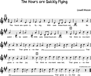 The Hours are Quickly Flying - Beth's Notes