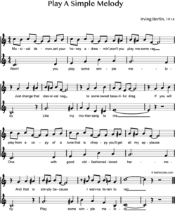 Play A Simple Melody Beth's Notes Songs + Resources