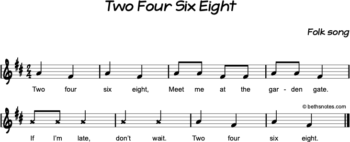 Two Four Six Eight - Beth's Notes