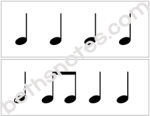 Rhythm Cards in 4/4 Beth's Notes Songs + Resources